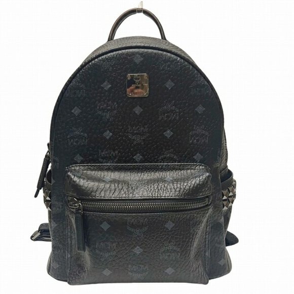 OTHERS | Bags | Mcm Visetos Side Studded Bag Pack Mmk6sve37bk Rucksack ...